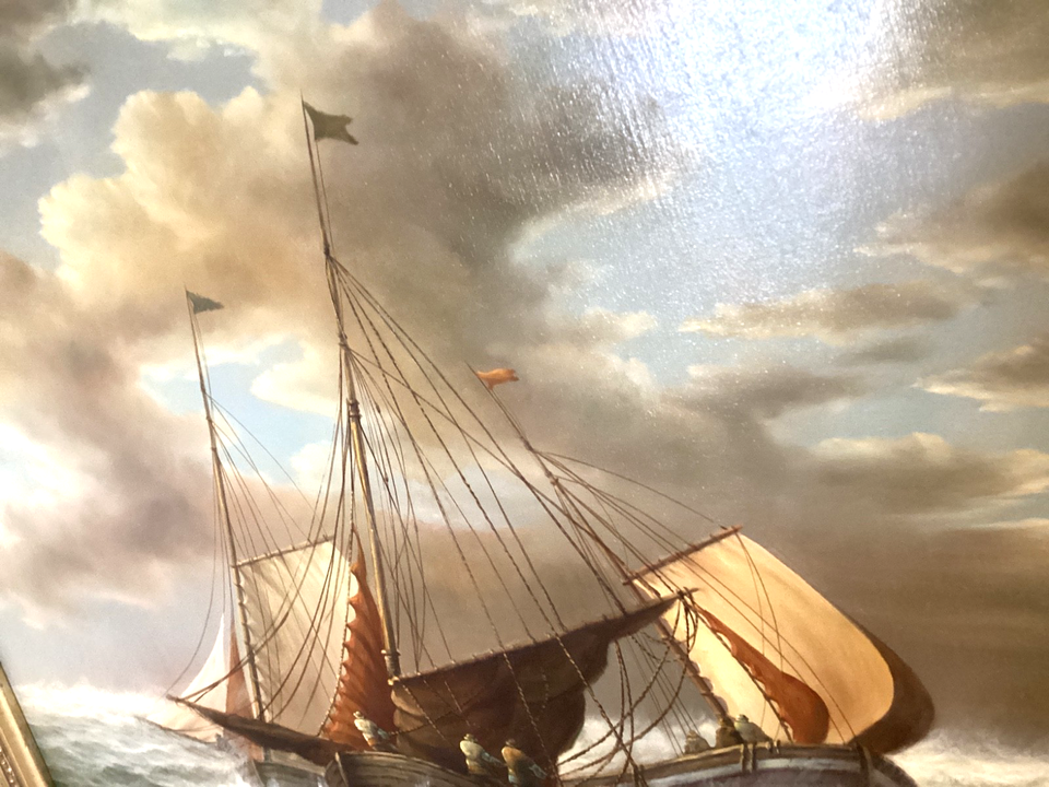 Vintage 1980’s T. Slowsky Acrylic On Canvas Framed Painting | eBay UK