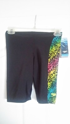 NEW MEN'S SPEEDO JAMMER PRO LT BLACK AND MULTICOLOR SIZE 30 | eBay