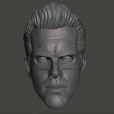 Hal Jordan Ryan R Green Lantern v2 custom print head for 4" 6" 7" 12 ...