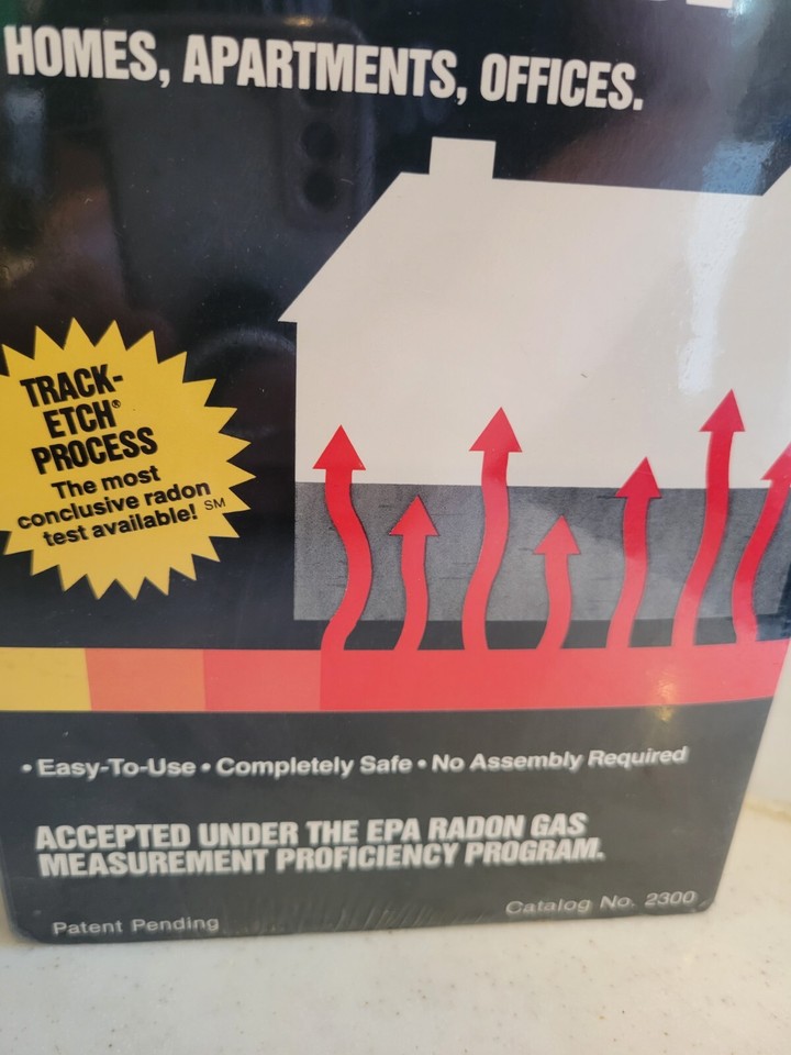 RadTrak Catalog No 2300 Alpha-track Radon Gas Detector New Sealed | eBay