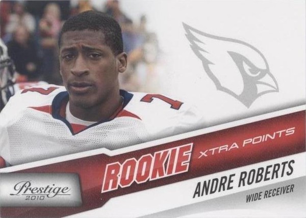 2010 Playoff Prestige - Xtra Points Red #204 Andre Roberts /100 (RC ...