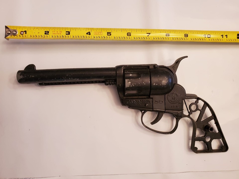 VINTAGE 1960'S OR 70'S WORKING CONDITION FANNER 50 TOY CAP GUN | eBay