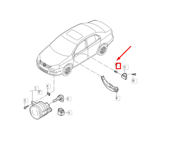 Audi OEM 04-10 A8 Quattro Interior-roof-bulb Right N91070101 for sale ...