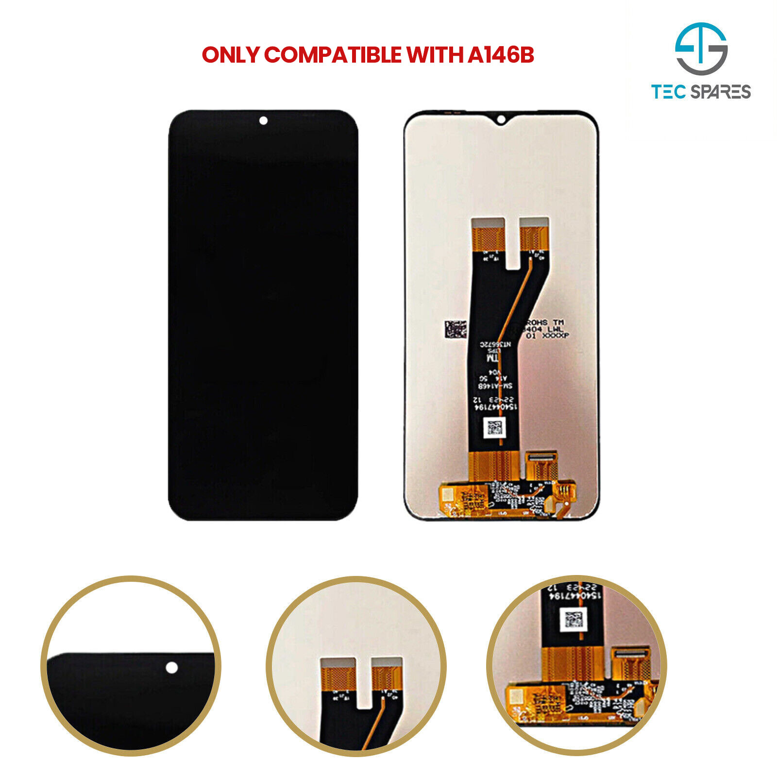 For Samsung Galaxy A14 5G SM-A146B SM-A146B/DS LCD Touch Display Screen ...