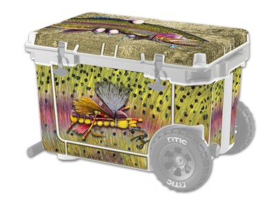 Vinyl Cooler Wrap fits RTIC 52qt WHEELED | Decal Skin FULL - Rainbow ...
