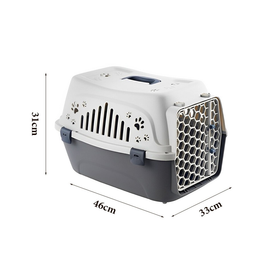 XL Large Dog Cat Carrier Box Puppy Portable Pet Transporter Cage Vet ...