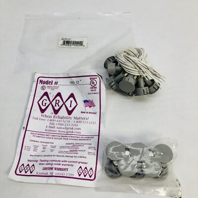 GRI # 180-12 STANDARD ALARM CONTACTS (10) IN BAG | eBay