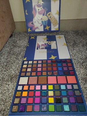 Kevin & Coco Golden Unicorn 86 Colors Makeup Palette Pigmented Colors ...
