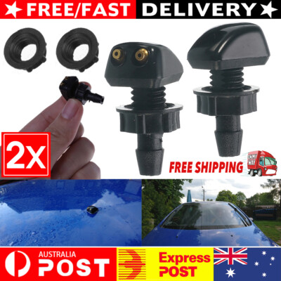 2pcs Universal Car Windscreen Washer Wiper Nozzle Front Window Spray ...