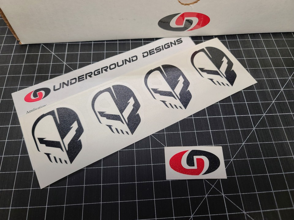 C8 Skull Decals (4pk) Jake Skull 2" Accent Racing Stickers Corvette ...