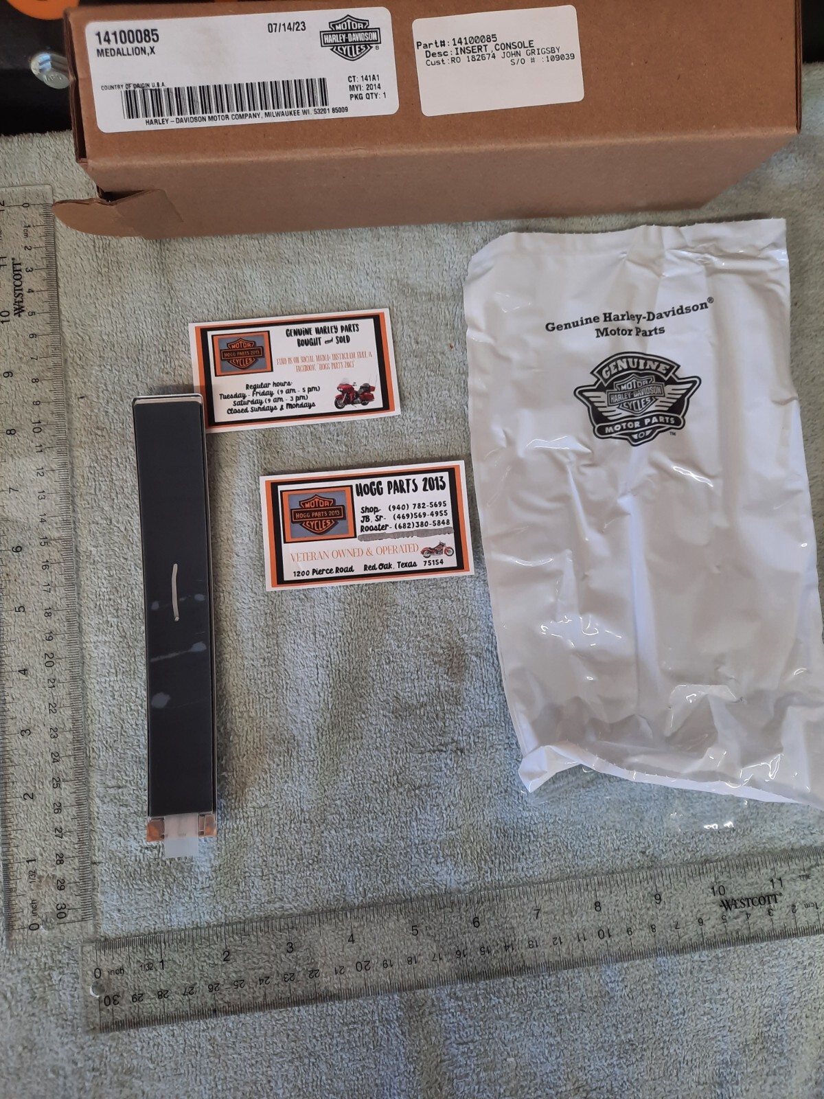 Harley Davidson 14100085 Console Insert Chrome for sale online | eBay