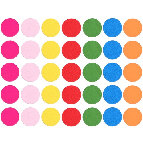 200 Pcs Wooden Disc Learning Tool Child Two Color Counters for Math | eBay