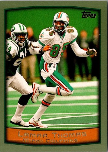 1999 Topps Lamar Thomas #48 Miami Dolphins Football Card | eBay