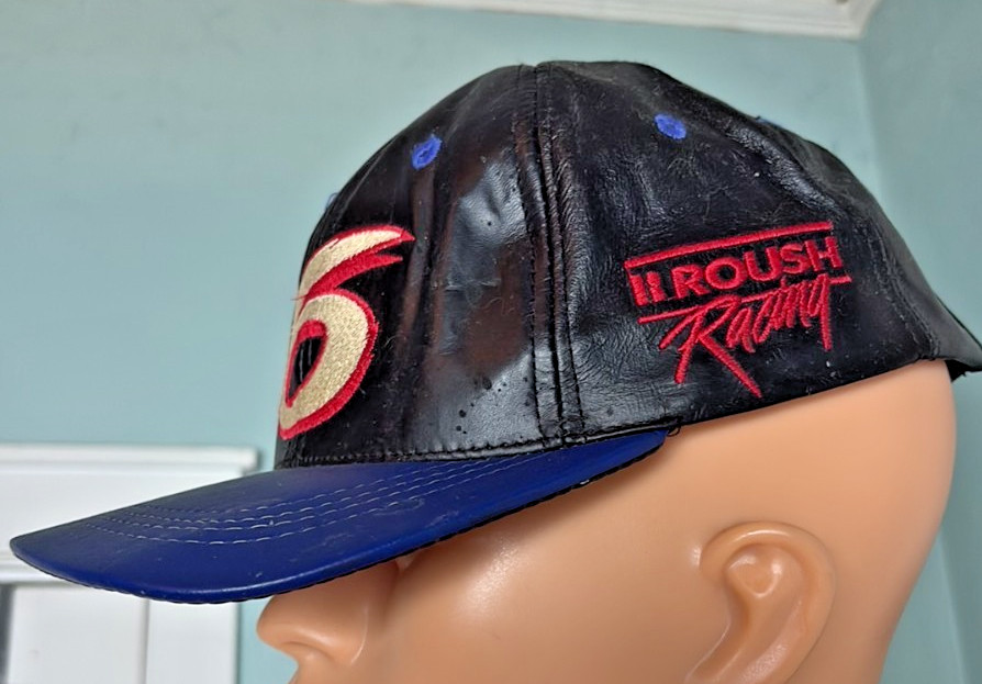 Roush Racing Mark Martin Leather Baseball Cap OSFA - Gem
