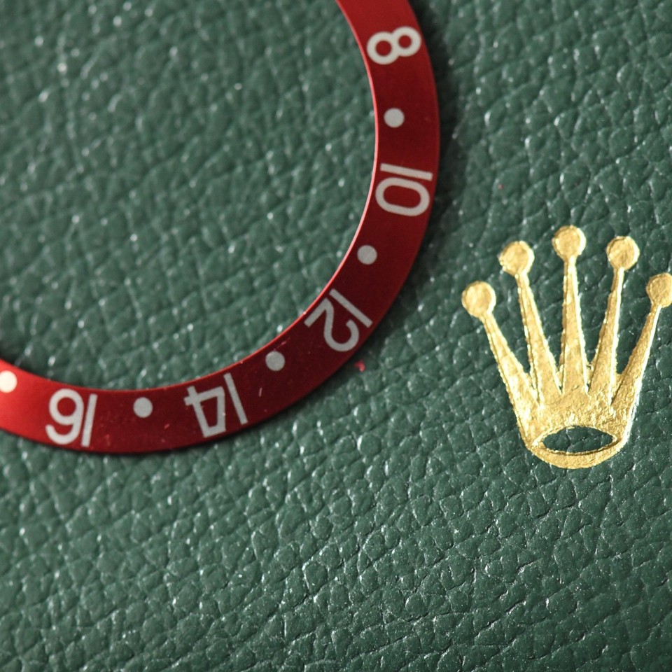 Genuine Rolex GMT Master Pepsi Bezel Insert Blue & Red Fits 1675 16750 ...