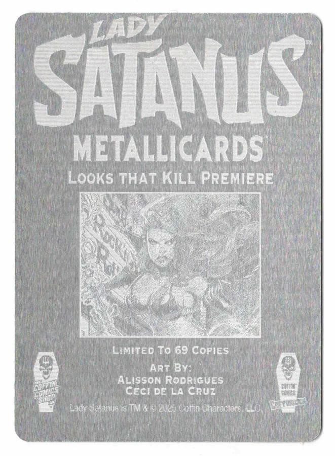 Lady Satanus Looks That Kill #1. Looks That Kill Premiere Metallicard ...