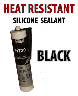 BLACK HEAT RESISTANT SILICONE SEALANT HIGH TEMP HT30 | eBay UK