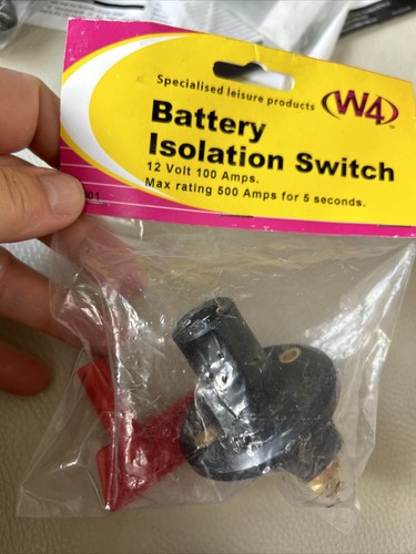 CARAVAN / MOTORHOME - Battery / Motormover - Isolation Switch - 12 VOLT ...