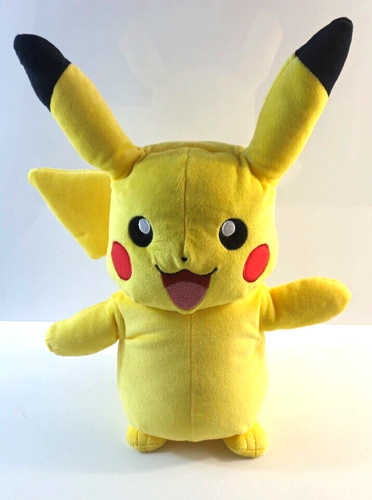 Pokemon Talking My Friend Pikachu 12" Plush Soft Toy Kids Toys Cheeks ...