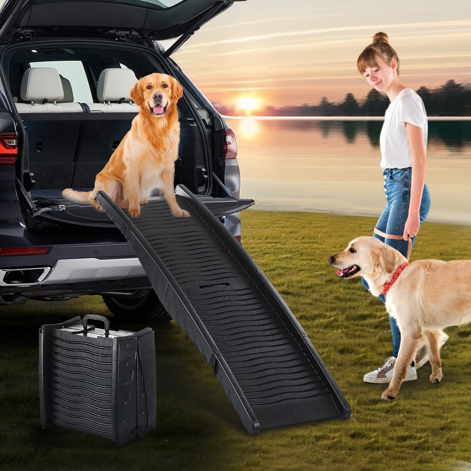 Foldable Dog Ramps Portable Pet Ramp w/ Non-Slip Surface Foot Pads for ...