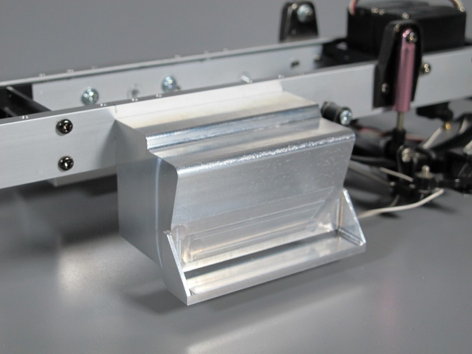 Aluminum Side Step Tool Box Block Tamiya RC 1/14 Semi Globe Liner Man ...