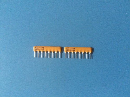 2x 4608X-102-472 BOURNS RESISTOR ARRAY 4 RES 4.7K OHM 8 PIN SIP 8X-2 ...