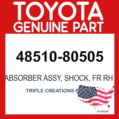 TOYOTA GENUINE 4851080505 ABSORBER ASSY, SHOCK, FRONT RH 48510-80505 | eBay