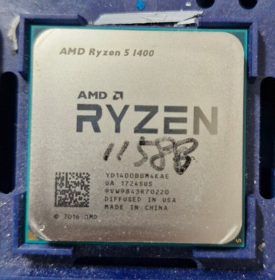 AMD Ryzen 5 1400 : AM4 4C/8HT 3.2Ghz 8M/L3 YD1400BBM4KAE 730143308427| eBay