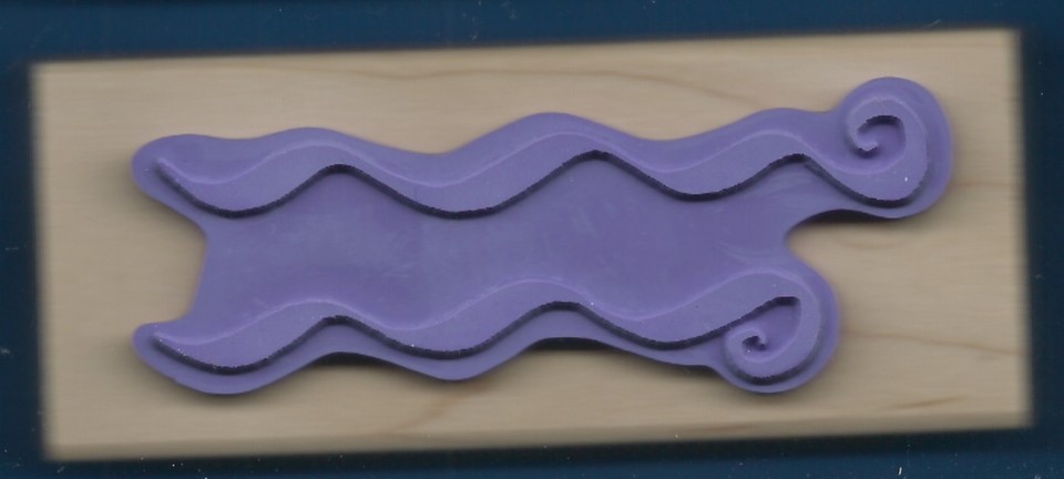 SWIRL STREAMERS Party Style Design NEW large IMAGE TREE CRAFT wood ...