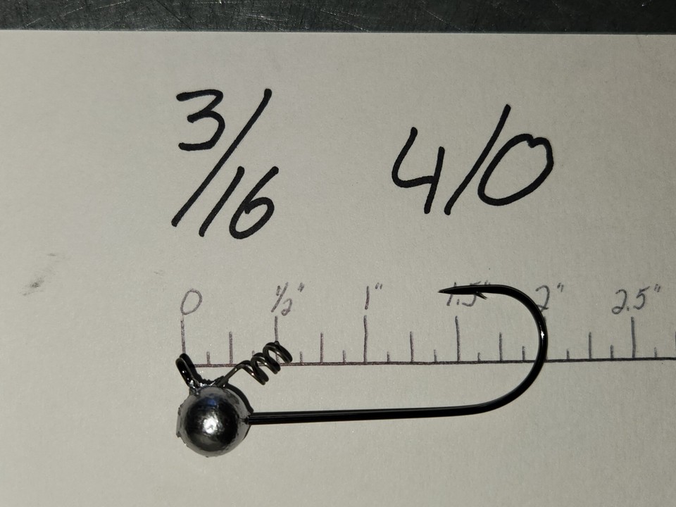 25 3/16oz Shake It Jigs Mustad 32798 Hooks W/ Screw Locs 2/0 3/0 or 4/0 ...