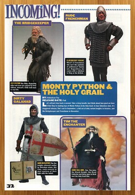 2002 Sideshow Monty Python & The Holy Grail Figures Print Ad/Poster Toy ...