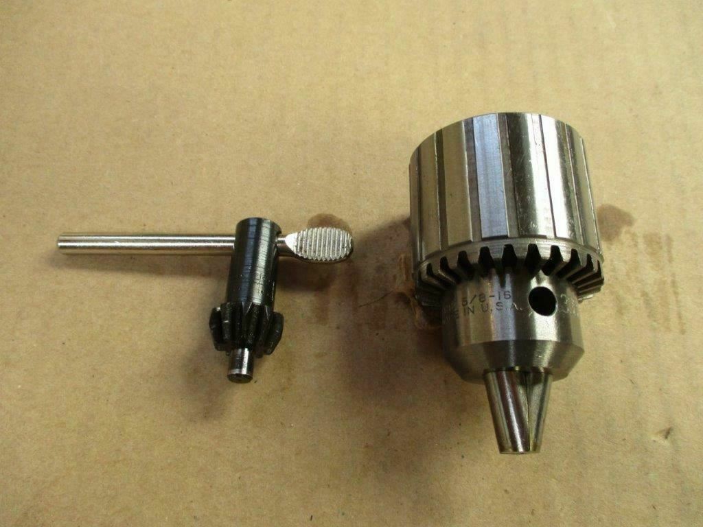 Jacobs 33BA Drill Chuck U.S.A. 0-3/8” Cap. 1/2 to 20 Thread USA for ...