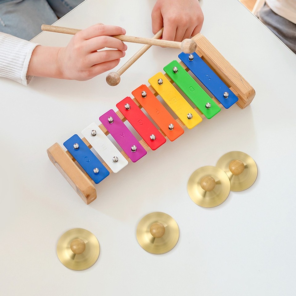 4 Pcs Kids Musical Instruments Children Percussion Mini Cymbals for ...