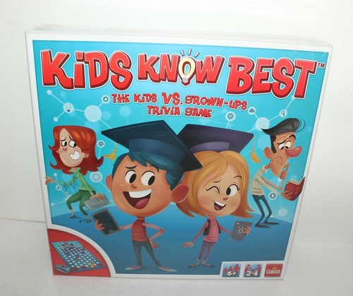 Kids Know Best Board Game Kids Vs Grown-Ups Trivia Game Brand New 6+ 2 ...