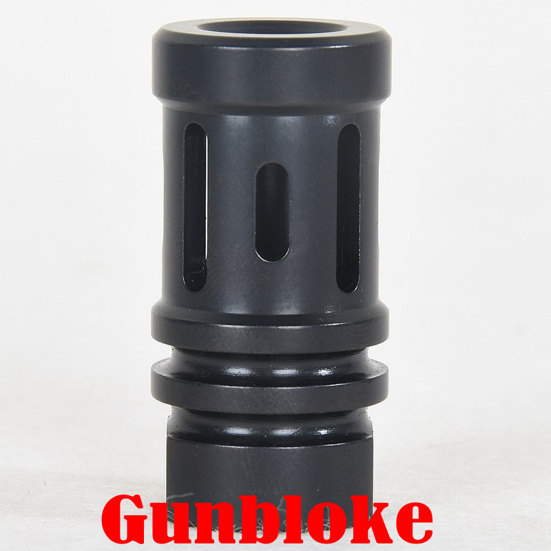 Muzzle brake Compensator 7 Port 1/2x28- Suits .17HMR/.22LR/.22WMR/.223 ...