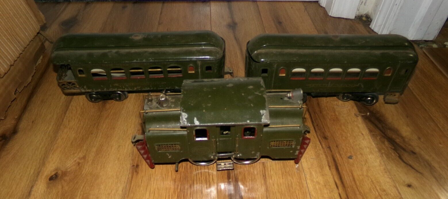 Antique 1920s Prewar Lionel Standard Gauge #34 Train Set 33,35,36 ...