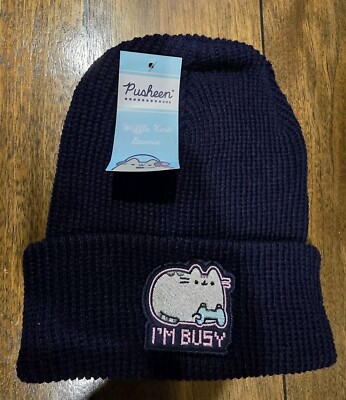 Pusheen I'm Busy Beanie Hat *Culturefly Exclusive* New with Tags | eBay