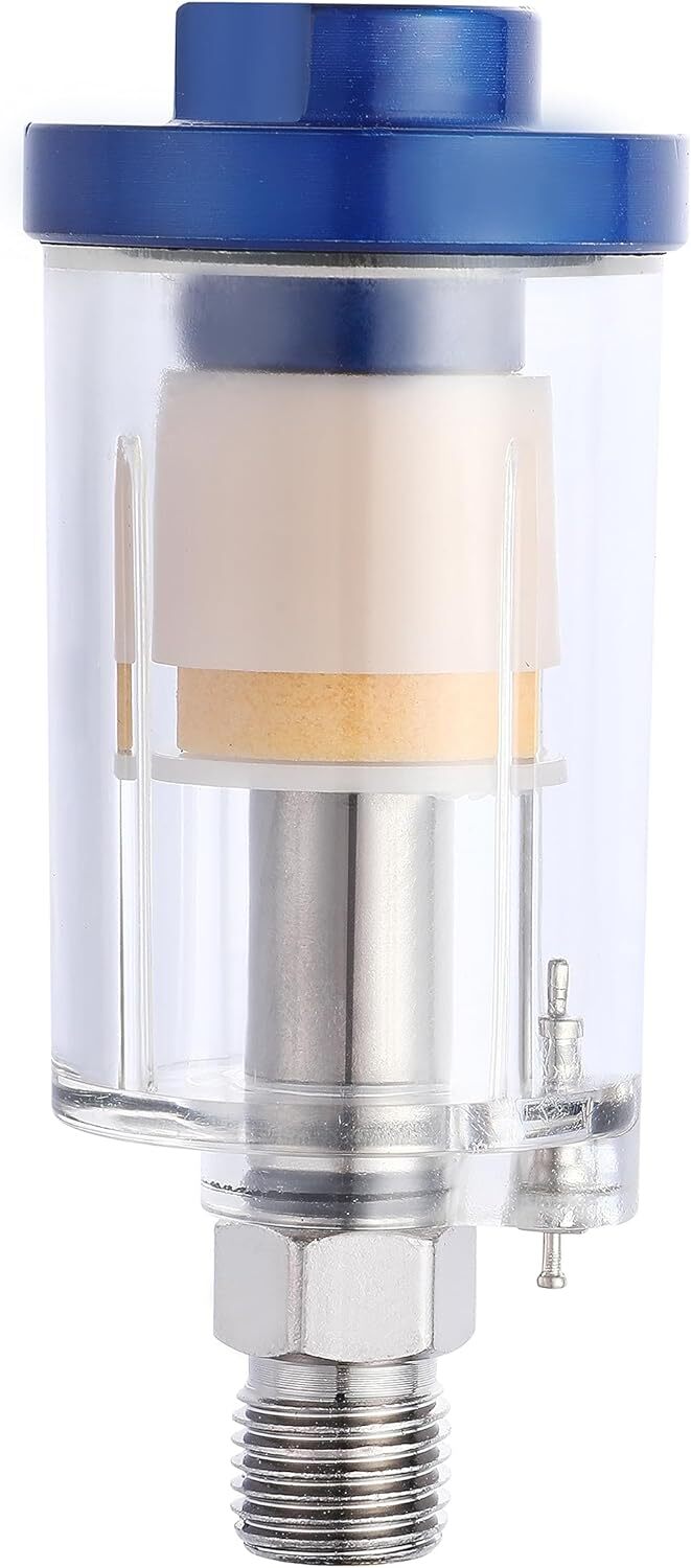 RLECS Air Line Water and Oil Separator 1/4 in NPT - Moisture Trap ...