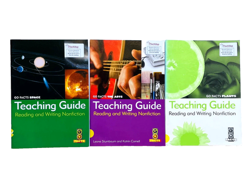 3 x Go Facts Teaching Guides Paperback Book Reading and Writing ...