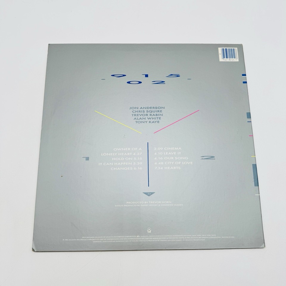 Yes 90125 Vinyl LP ATCO Records Original 1983 Release NM | eBay