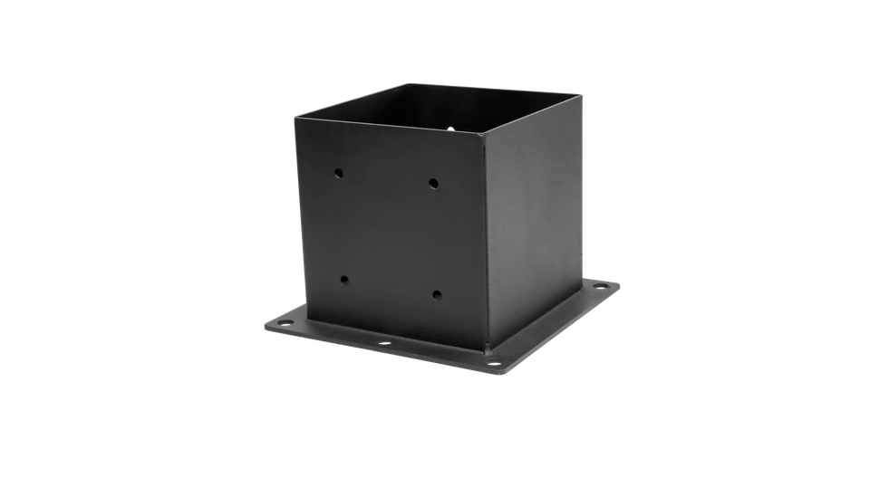 4 PCS 6x6 Post Base Post Anchors Deck Post Brackets Steel Inner 5.6x5.6 ...