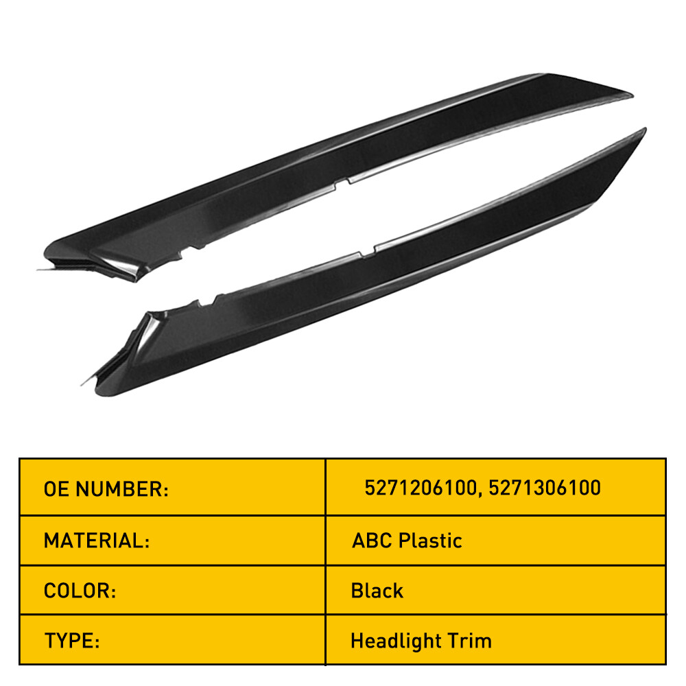 For 2018-2021 Toyota Camry SE XSE Front Bumper Headlight Filler Trim ...