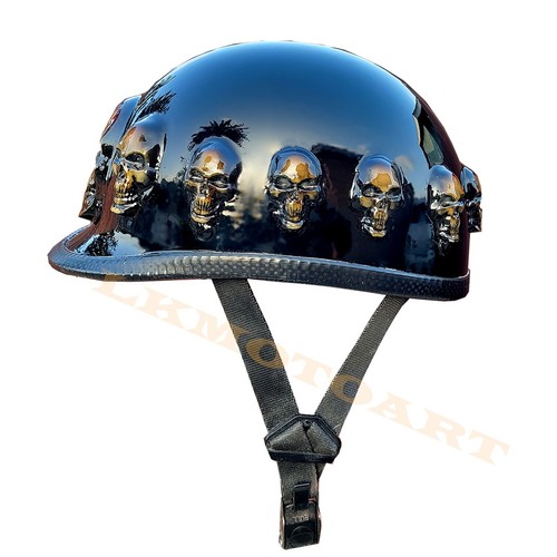 Vintage Style Motorcycle Helmet Custom Handmade 3D Design Distressed | eBay