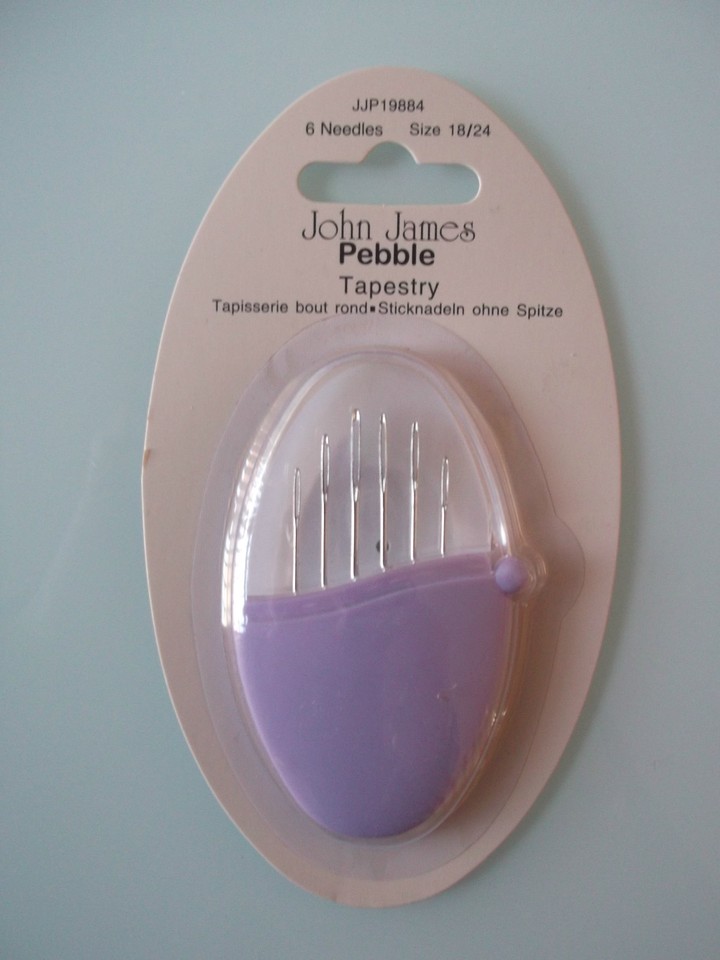JOHN JAMES PEBBLE HAND SEWING NEEDLES- CHENILLE.EMBROIDERY,TAPESTRY ...