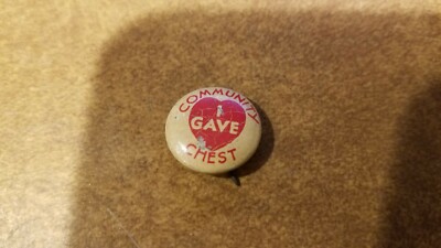 "i Gave" Community Chest Green Duck Pin Pinback Button | eBay