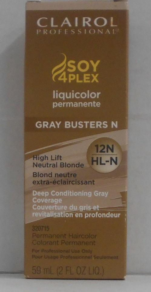 CLAIROL SOY 4 PLEX LIQUICOLOR Permanent Liquid Hair Color ~ 2 fl oz ...