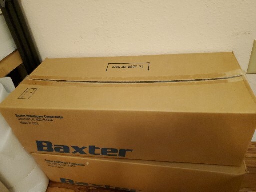 Baxter Cycler Drainage Bags Case Of 30 For PD Kidney Dialysis 5C4145NS ...