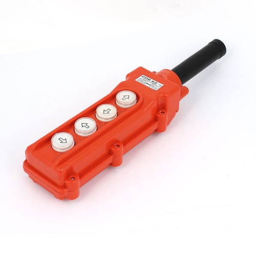 COB62 AC 250V 5A 4-Way Push Button Rainproof Hoist Crane Control ...