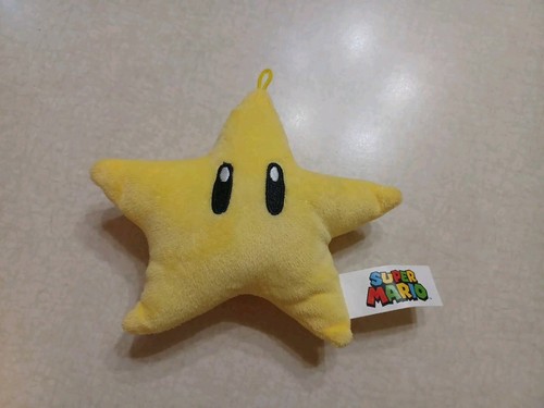 Super Mario Plush Star Yellow | eBay
