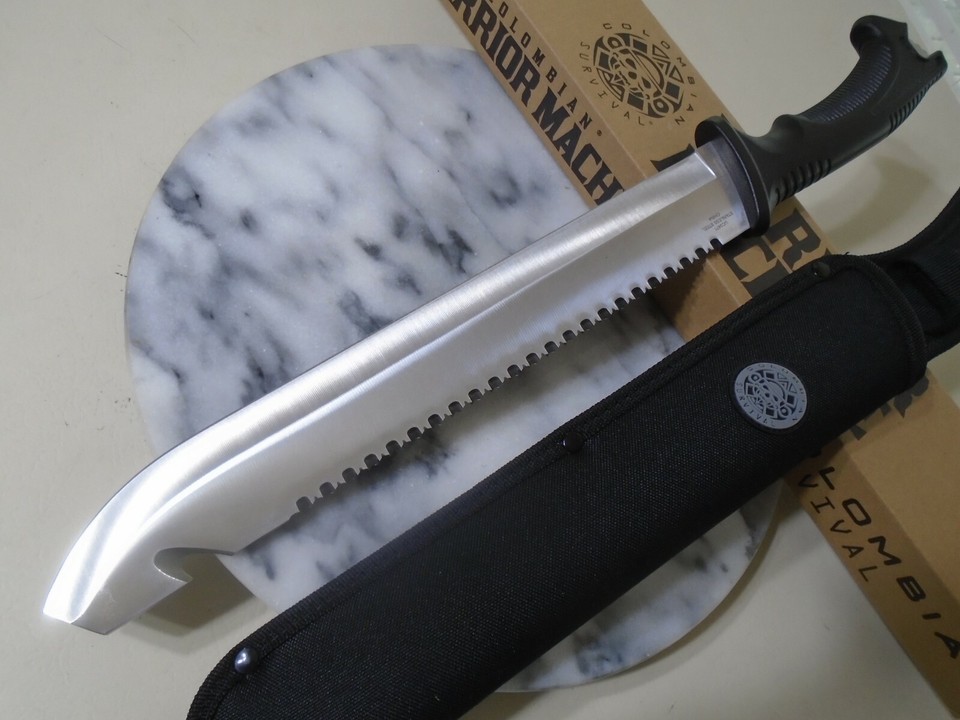 Colombian Warrior Raptor Machete Sword Knife Saw Hook Full Tang 3471 ...